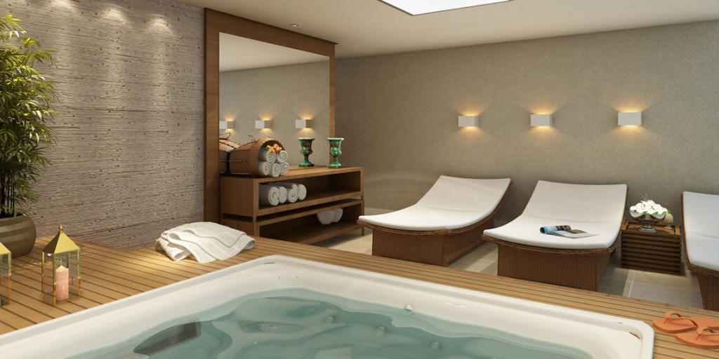 Oásis de relaxamento: spas modernos integram área de lazer